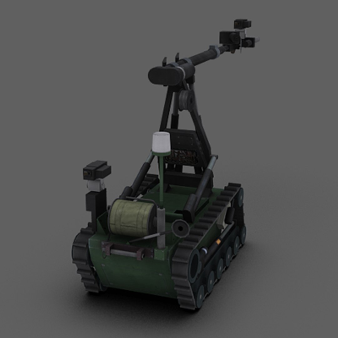 Remotec Wheelbarrow Mk8 Ii 3d 3ds