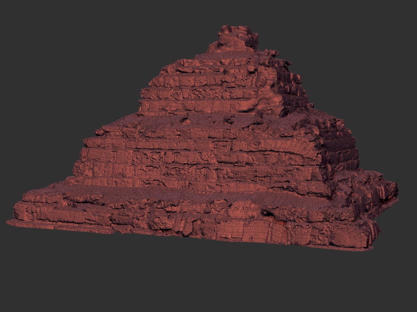 The Little Pyramid Of Giza Scan Ultra HD 16K 3D Model - TurboSquid 2031024