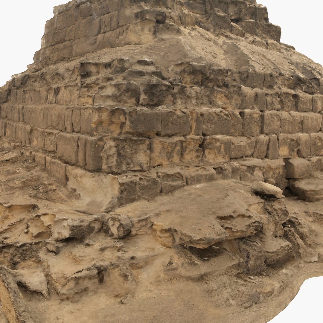 The Little Pyramid Of Giza Scan Ultra HD 16K 3D Model - TurboSquid 2031024