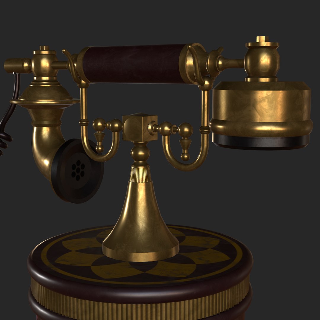 3D model retro vintage phone - TurboSquid 1416704