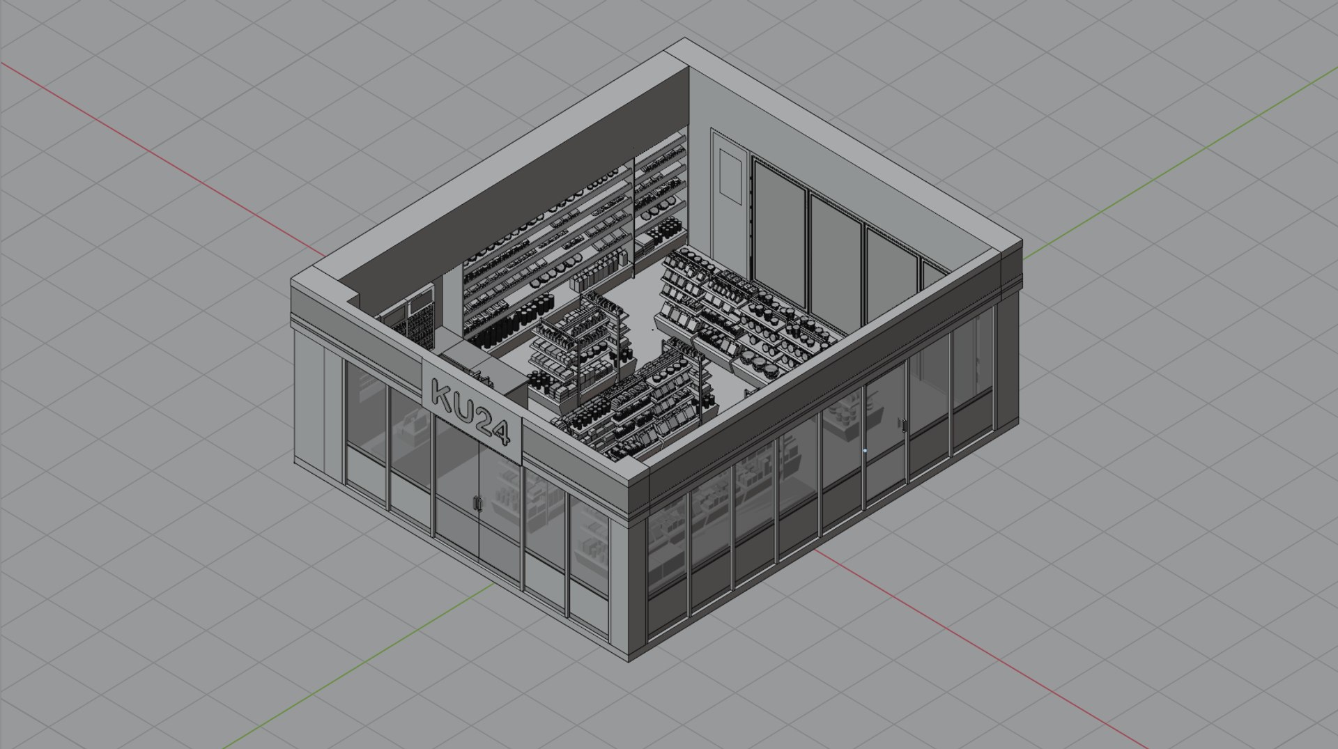 3D Convenience Store Model - TurboSquid 1170248
