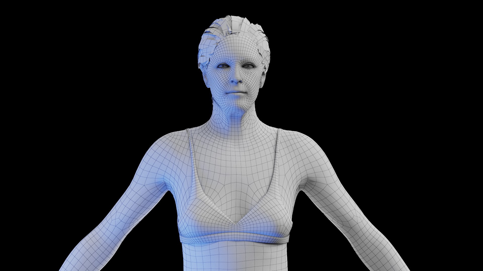 Human Elder Female Body 3D model - TurboSquid 2018007