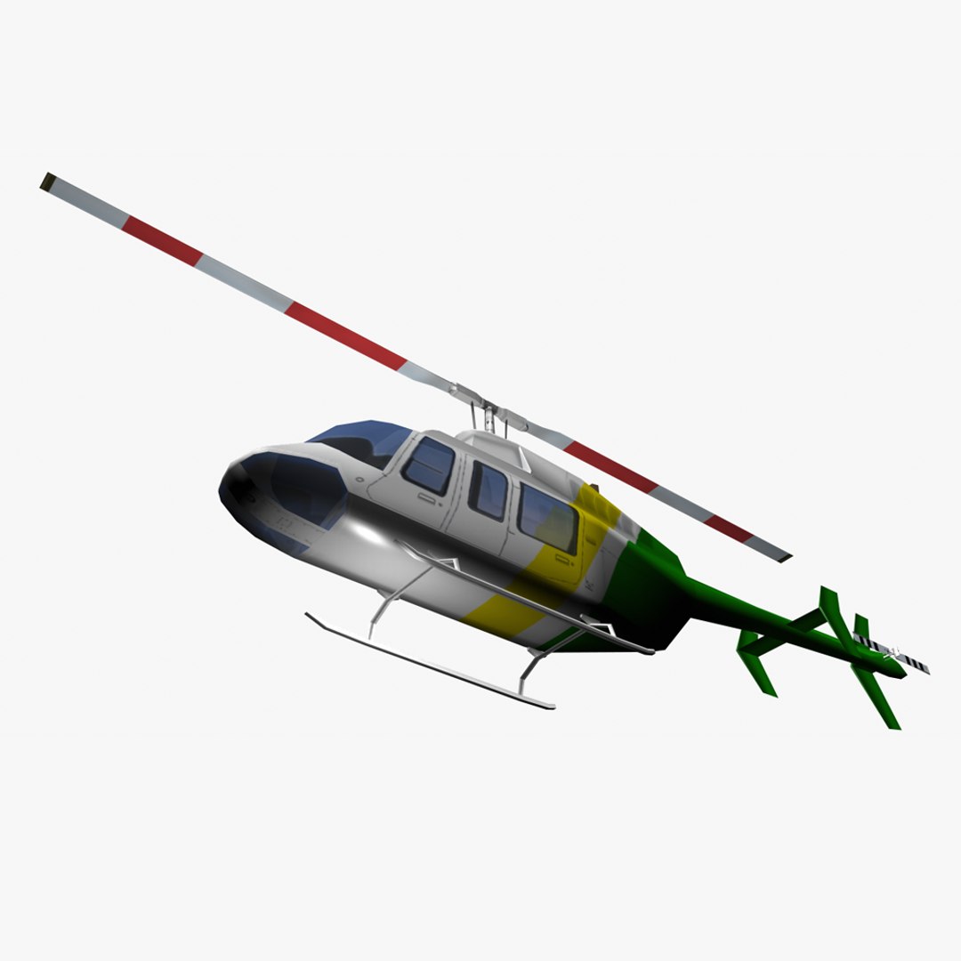 Ranger Helicopter Bell 407 3d 3ds