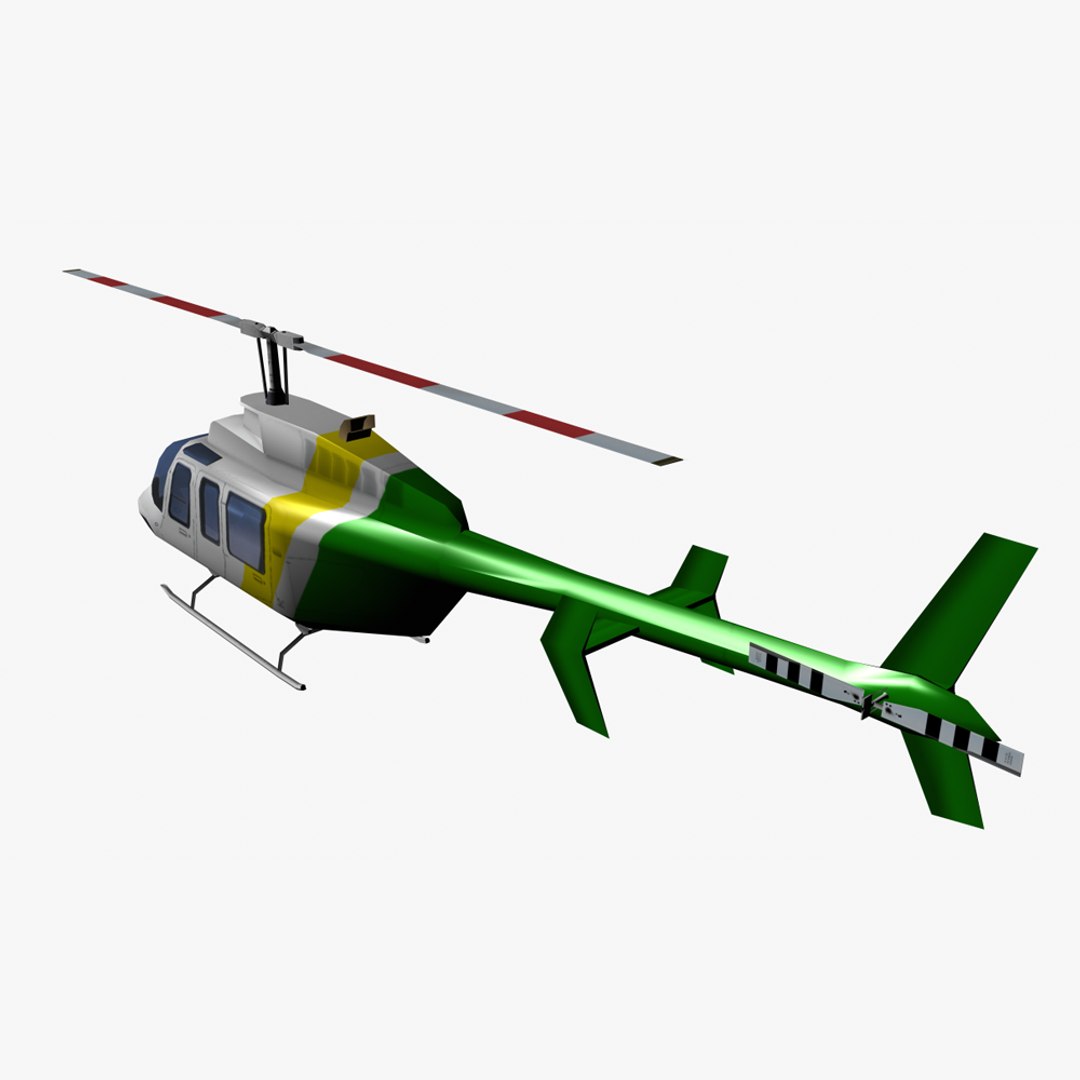 Ranger Helicopter Bell 407 3d 3ds