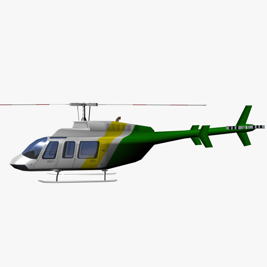 Ranger Helicopter Bell 407 3d 3ds