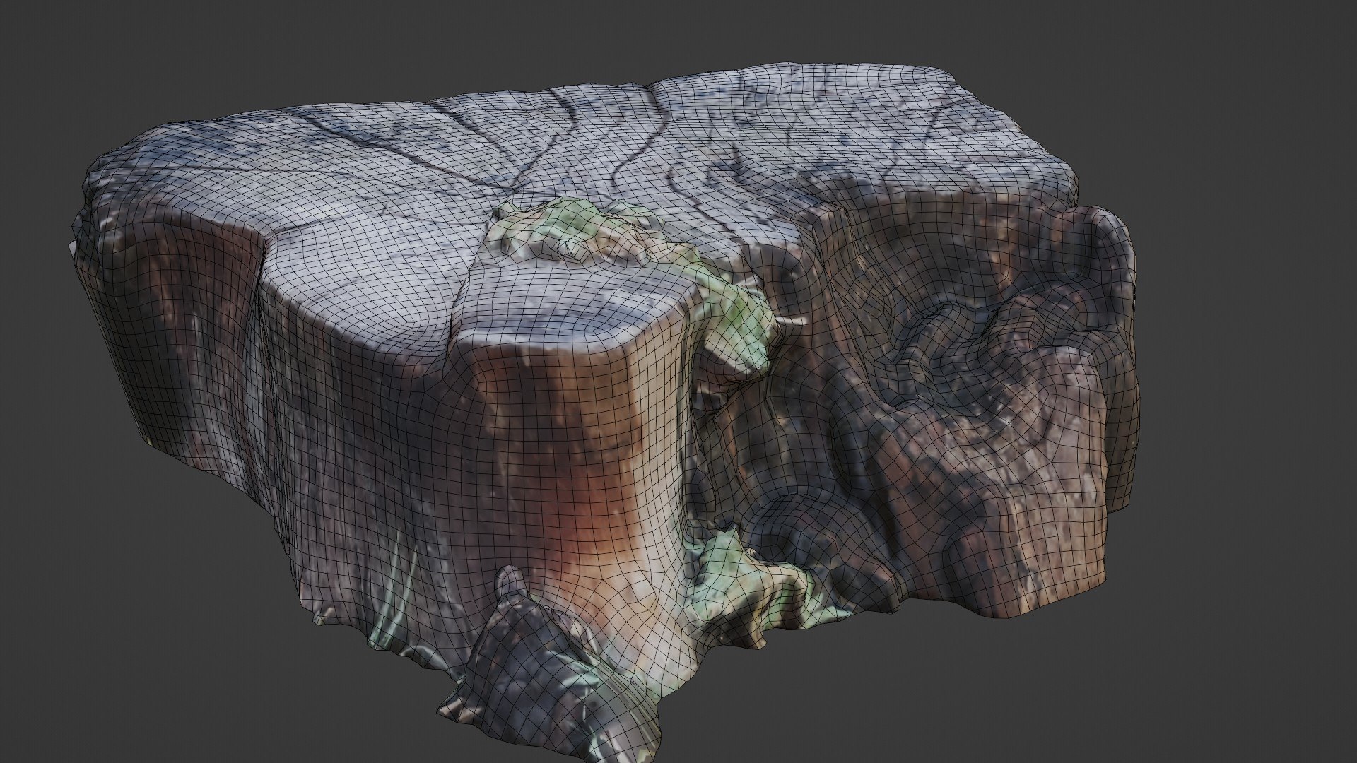 Stump 3D Model - TurboSquid 2329417