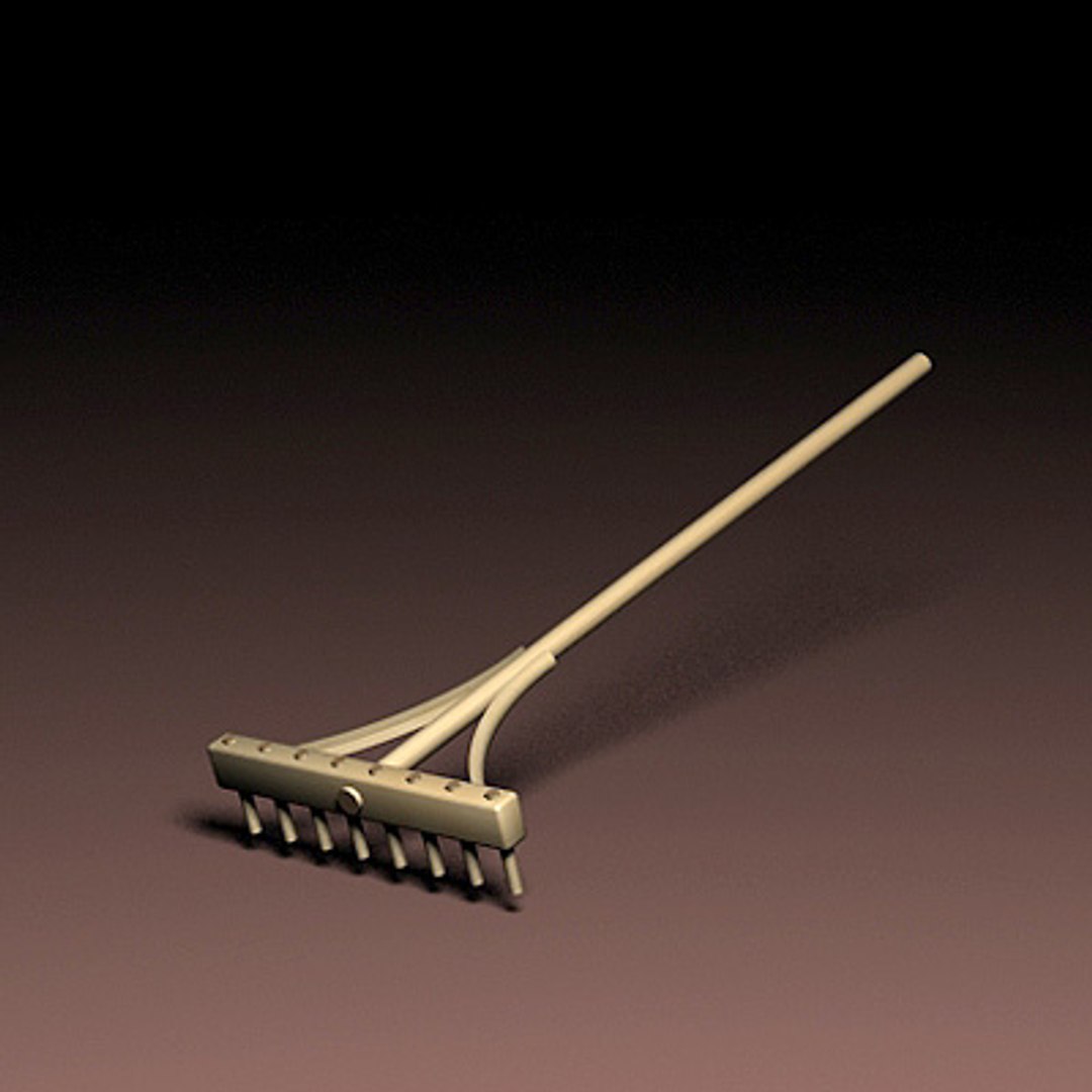 Bamboo Zen Rake 3d Model