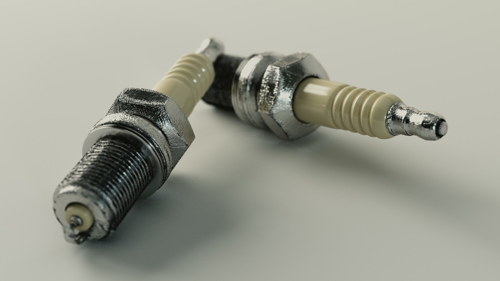 3d Spark Plug Model