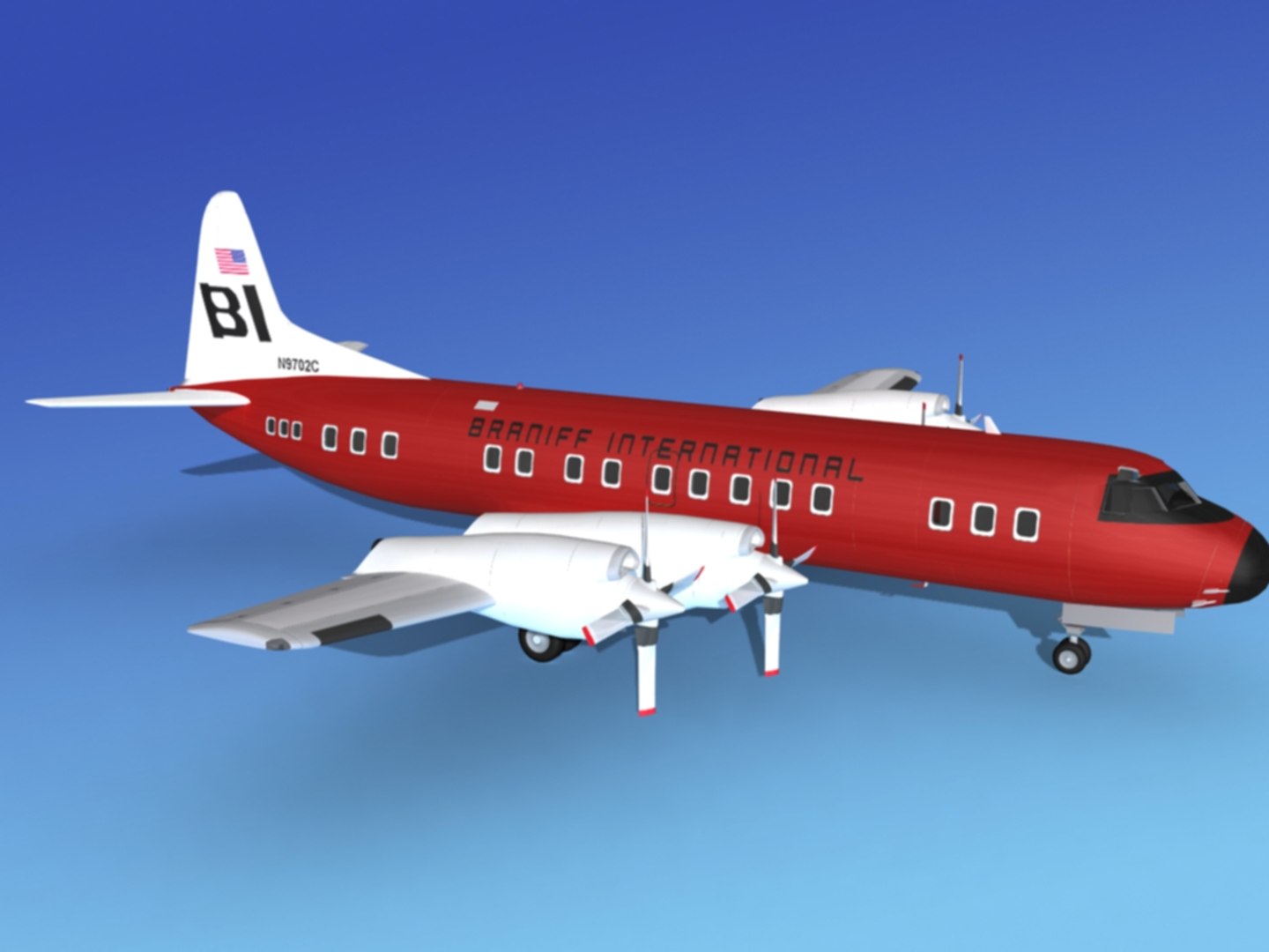 3d Propellers L188 Electra Lockheed