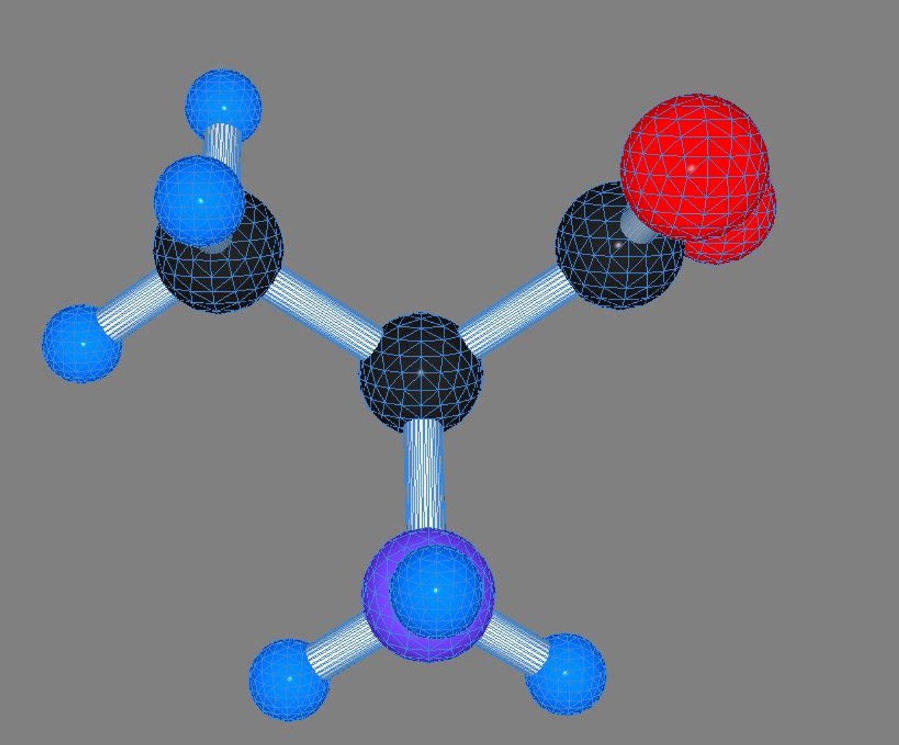 Alanine Organic Compound 3D Model - TurboSquid 1186753