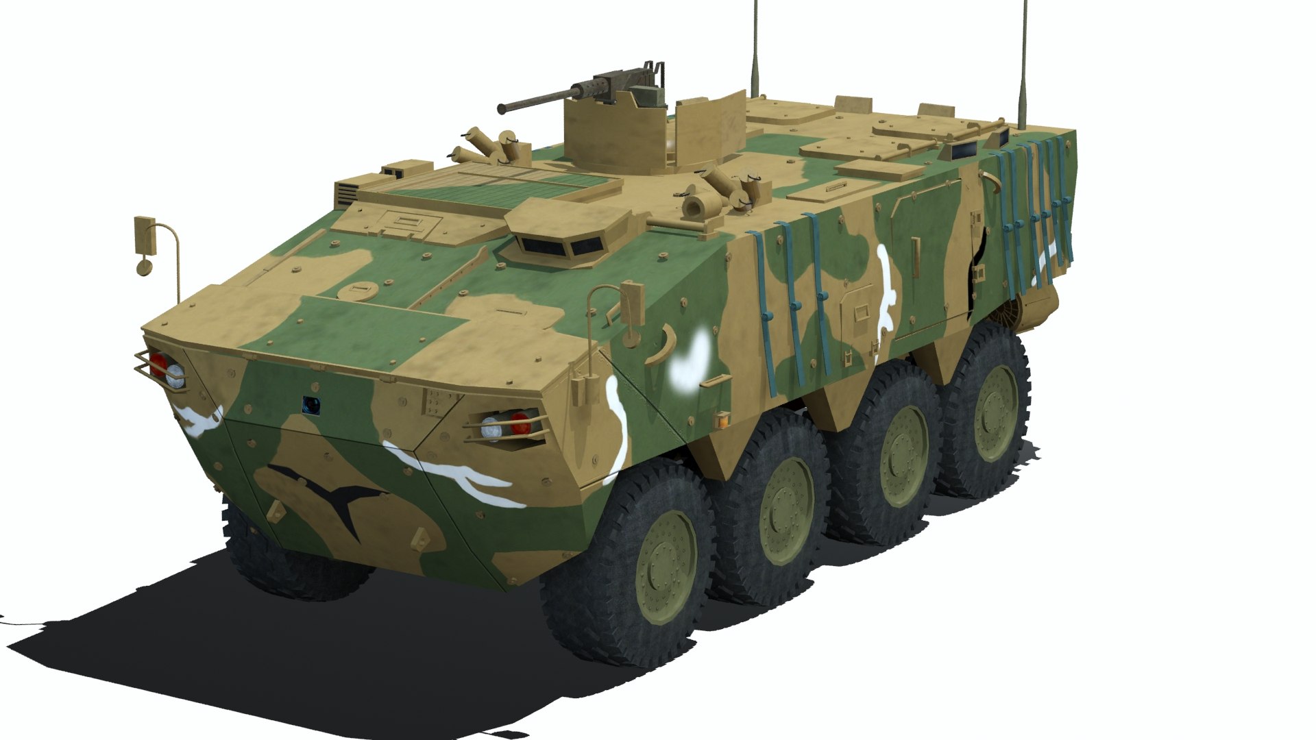 Korean K808 Armored Personnel Carrier 3D - TurboSquid 2462675