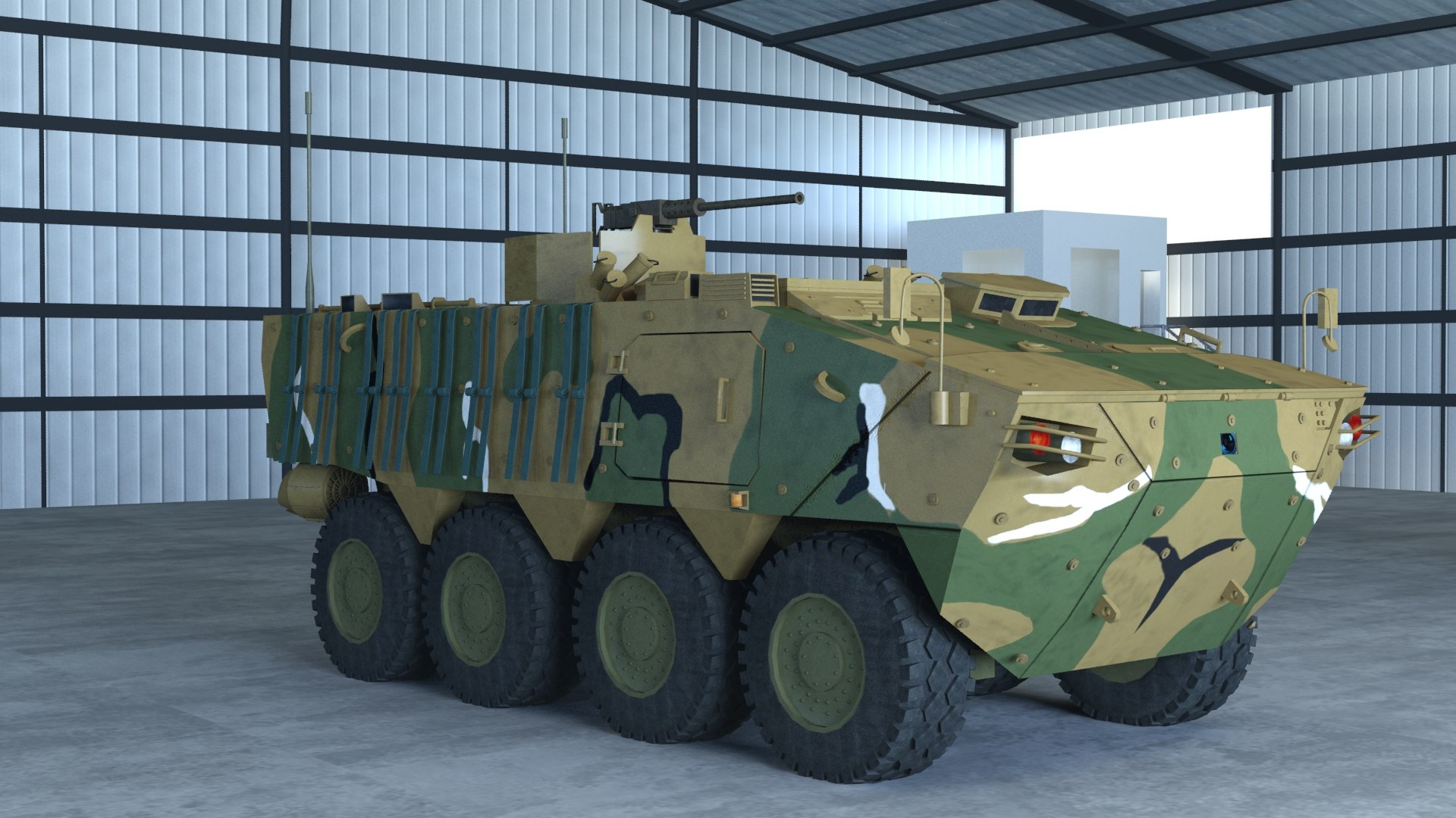 Korean K808 Armored Personnel Carrier 3D - TurboSquid 2462675