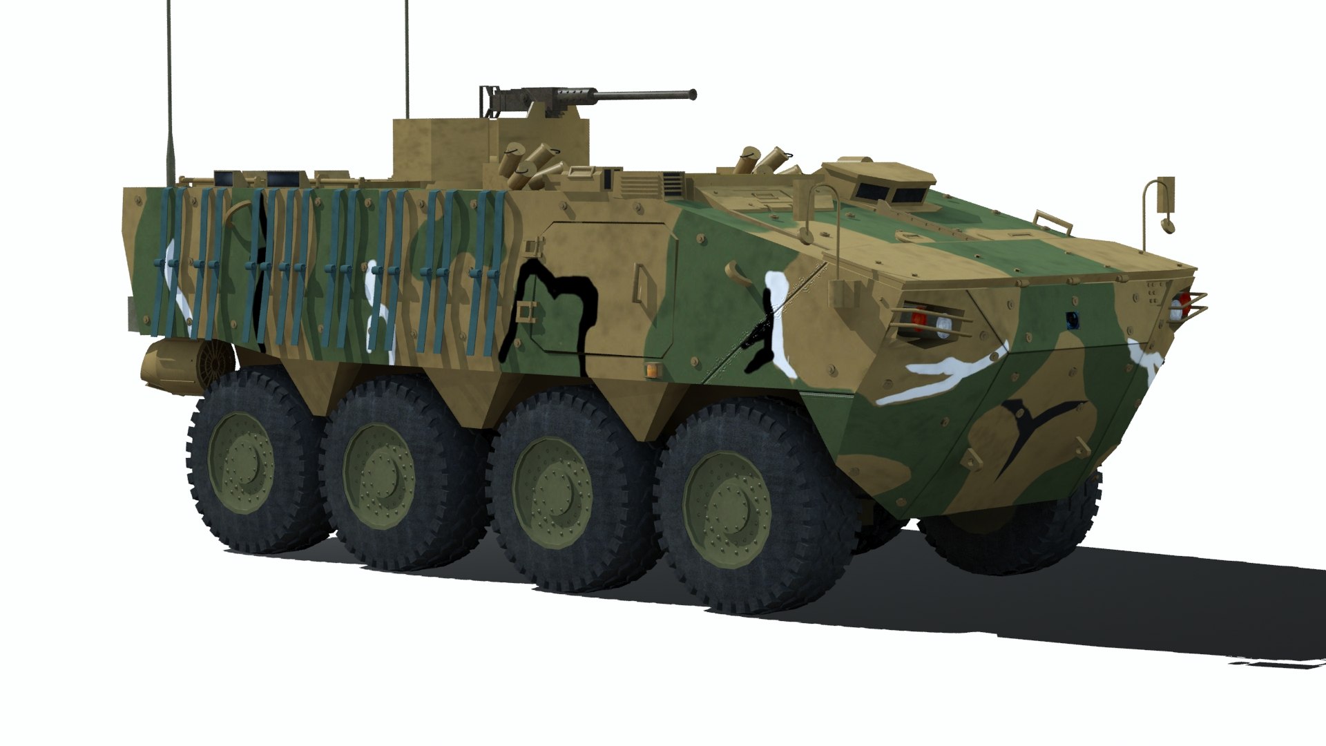 Korean K808 Armored Personnel Carrier 3D - TurboSquid 2462675
