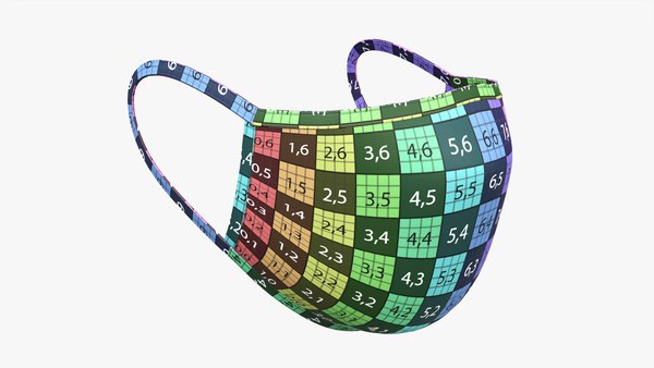 Fabric mask 04 3D model - TurboSquid 1716418