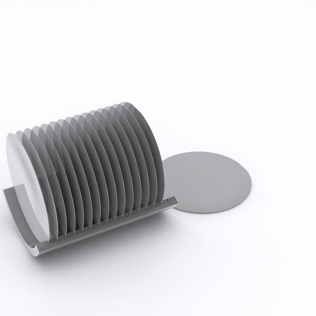 Silicon Semiconductor Wafers Tray 3D Model - TurboSquid 1307989