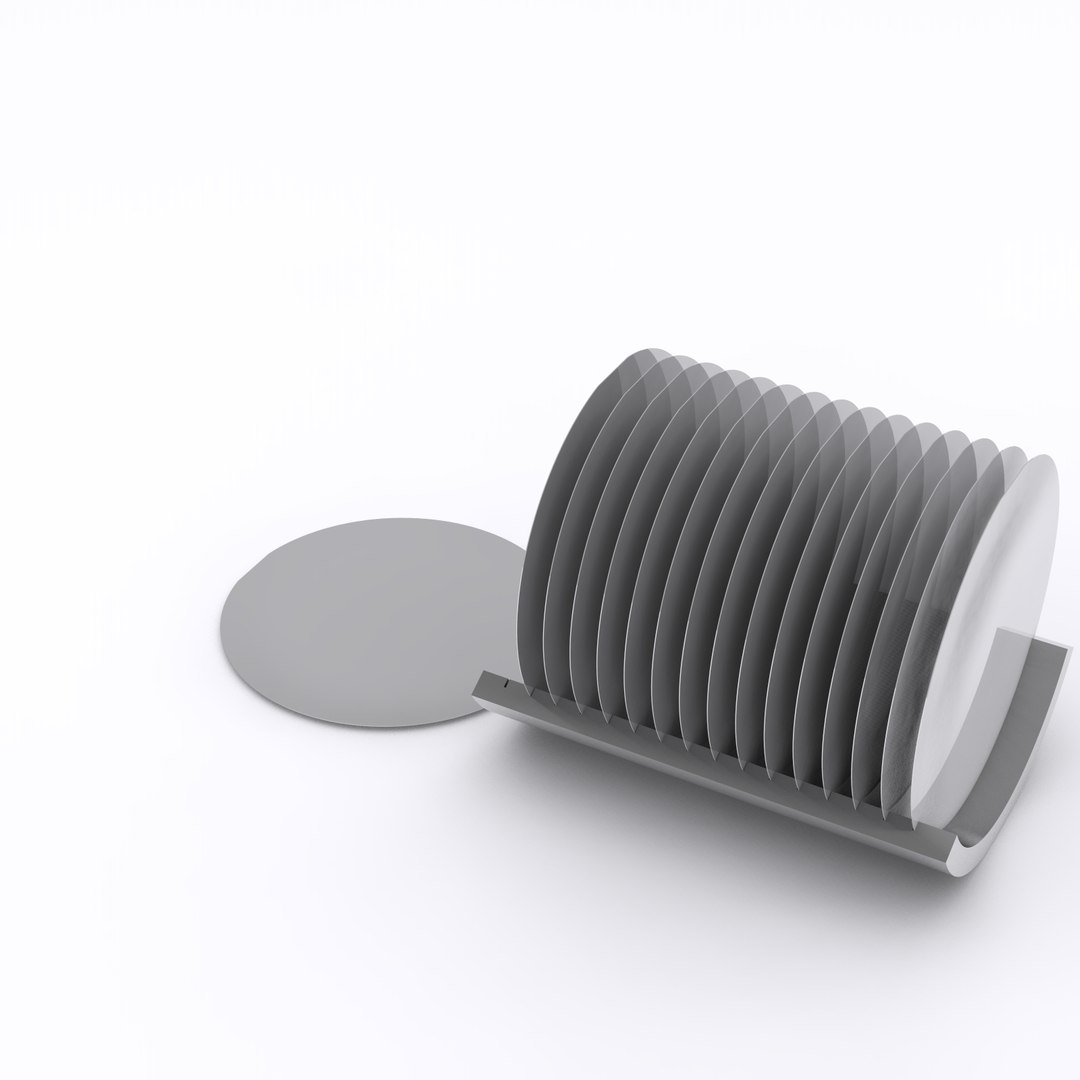 Silicon Semiconductor Wafers Tray 3D Model - TurboSquid 1307989