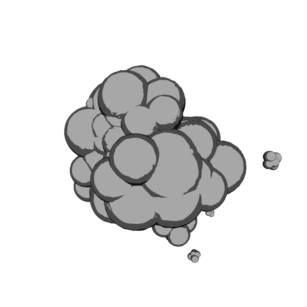 3D toon smoke - TurboSquid 1696594