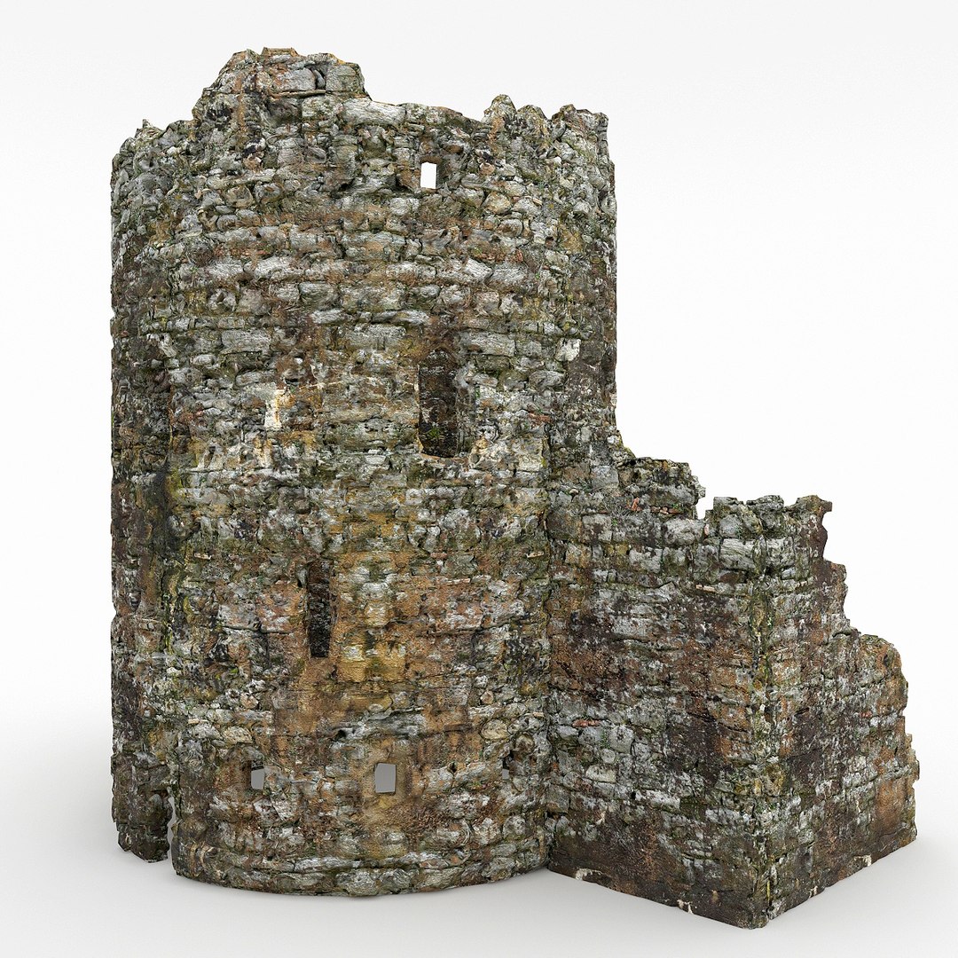 3d Ruins Tower