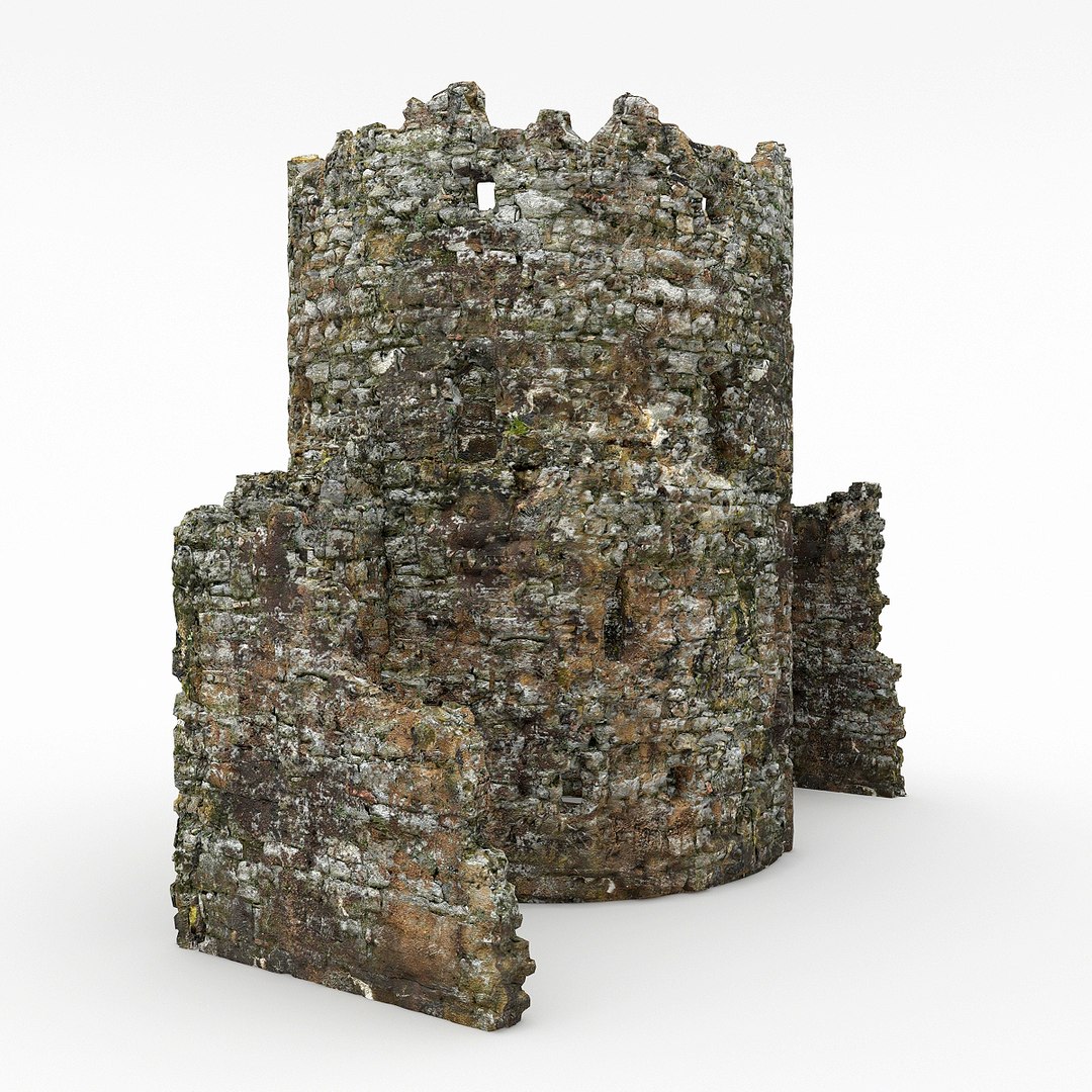 3d Ruins Tower