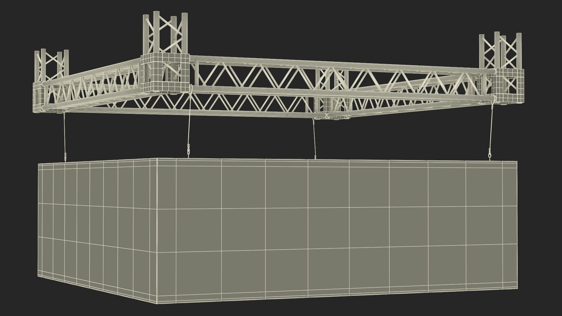Truss System 3D Model - TurboSquid 2268839