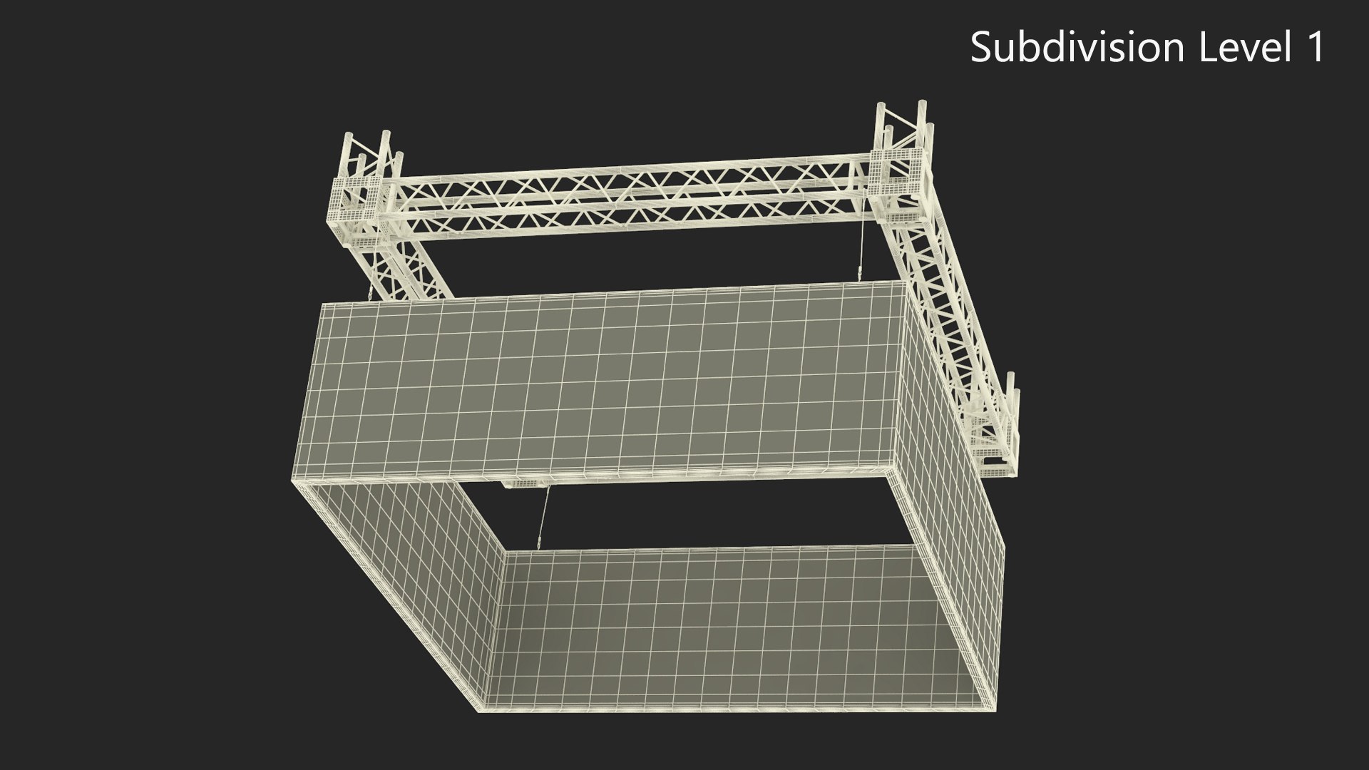 Truss System 3D Model - TurboSquid 2268839