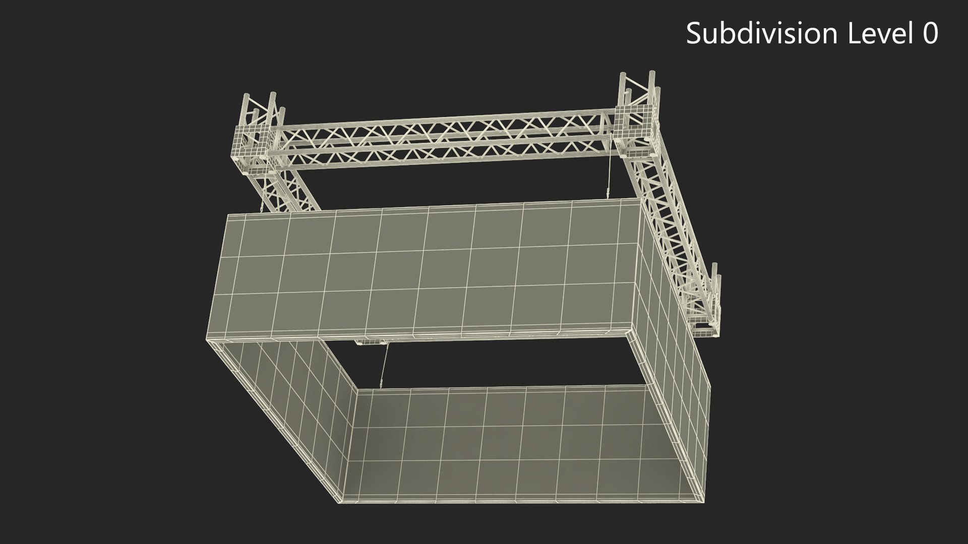Truss System 3D Model - TurboSquid 2268839