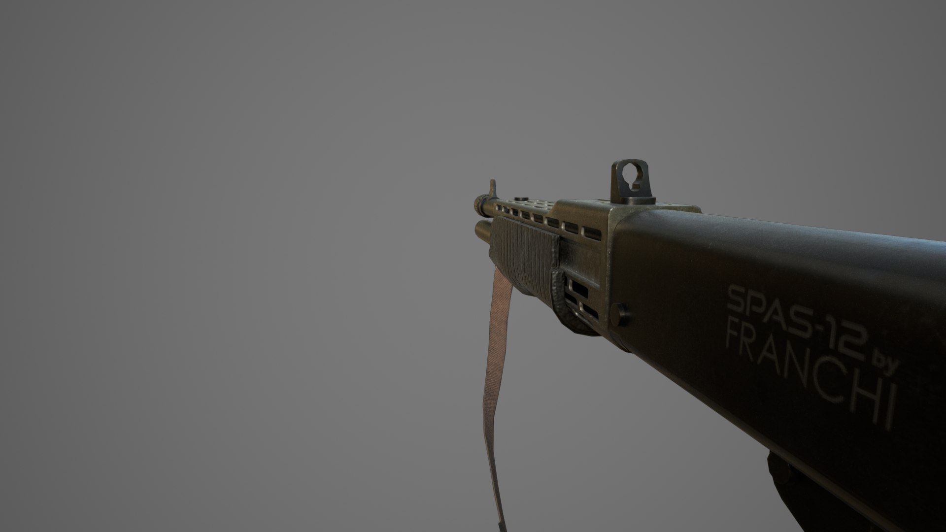 3D Franchi SPAS-12 Shotgun Model - TurboSquid 2067520