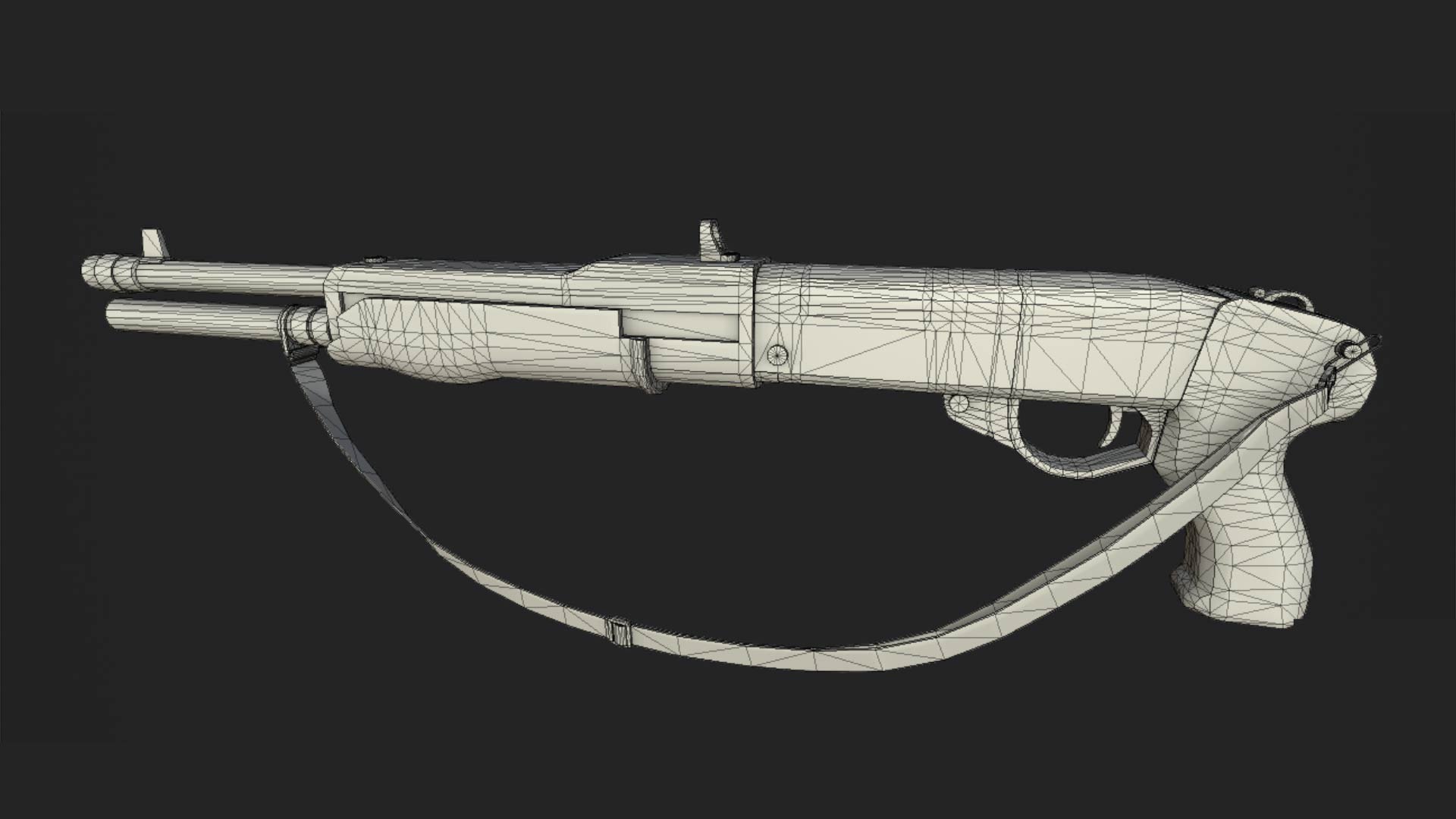 3D Franchi SPAS-12 Shotgun Model - TurboSquid 2067520