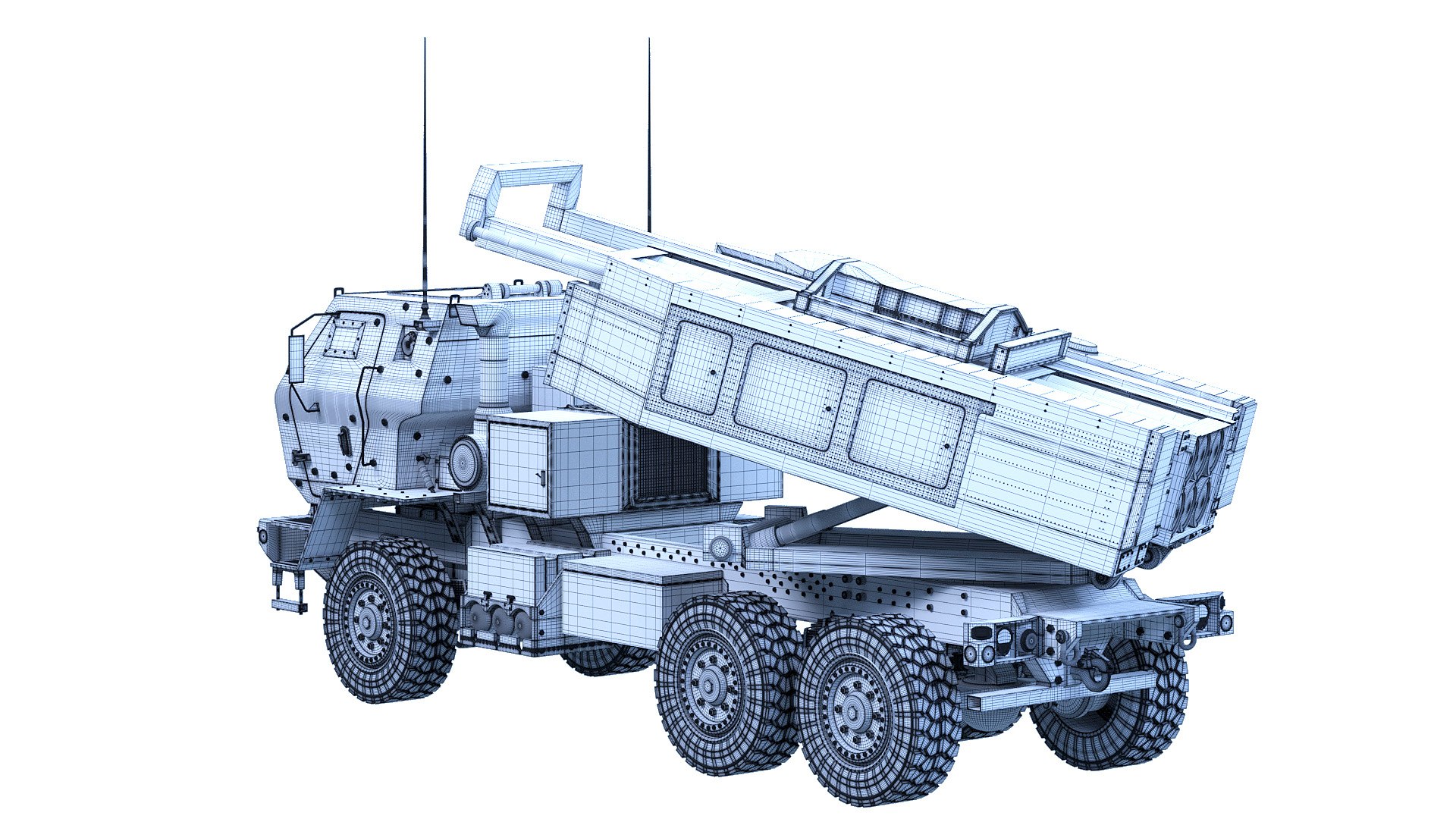3D MLRS M142 HIMARS Model - TurboSquid 2333332