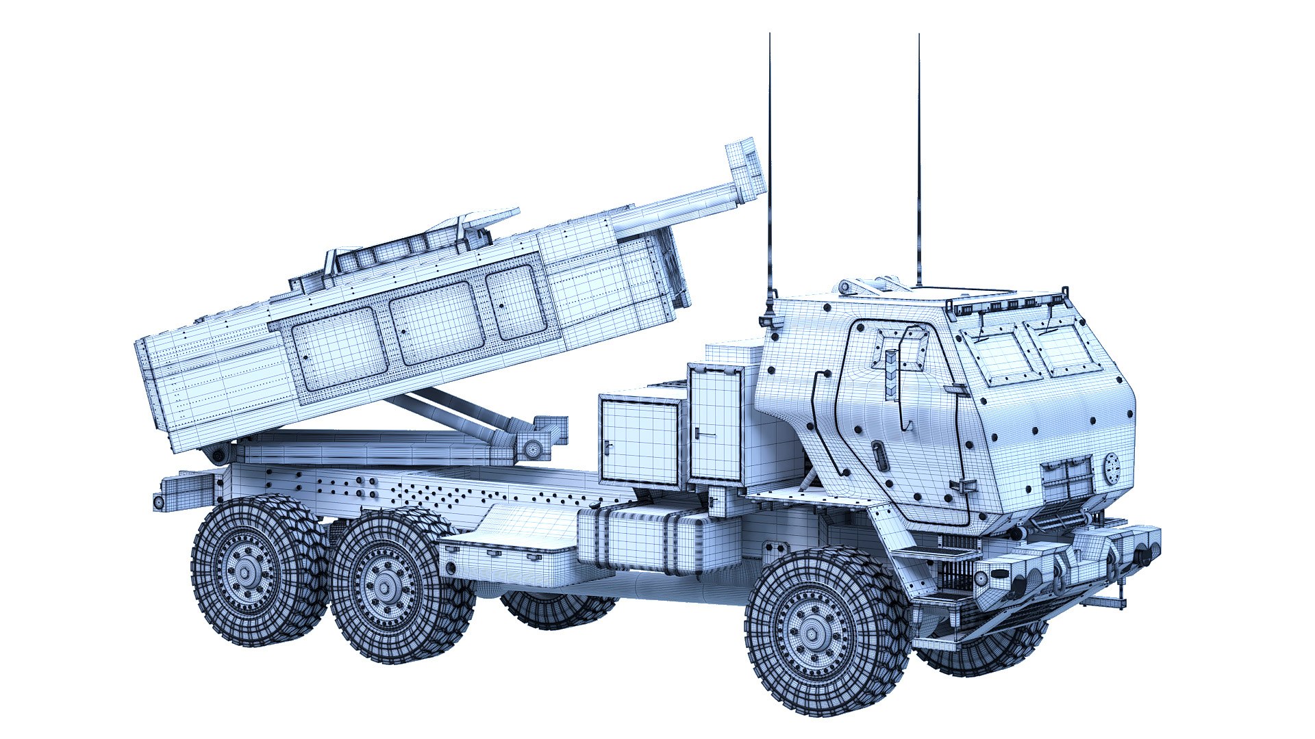 3D MLRS M142 HIMARS Model - TurboSquid 2333332