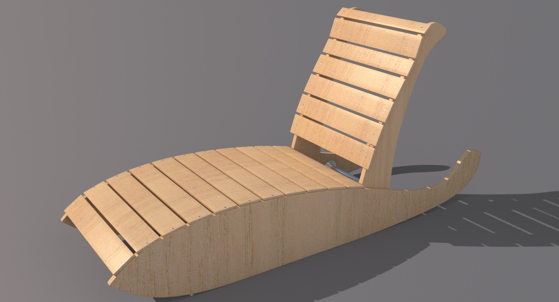 Swimming Lounge Chair 3d Model