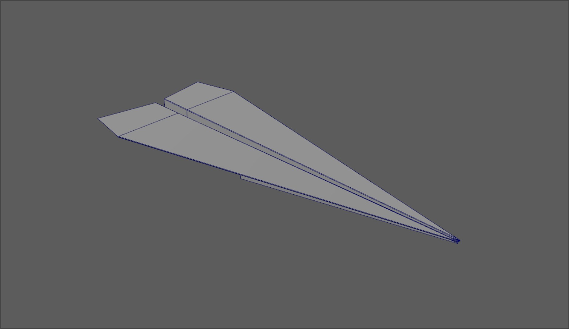 Paper Plane 3D Model - TurboSquid 1627947