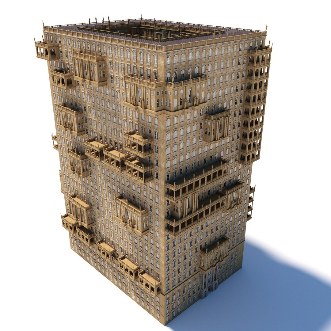 Mega Building - Palast 3D Model - TurboSquid 1838960