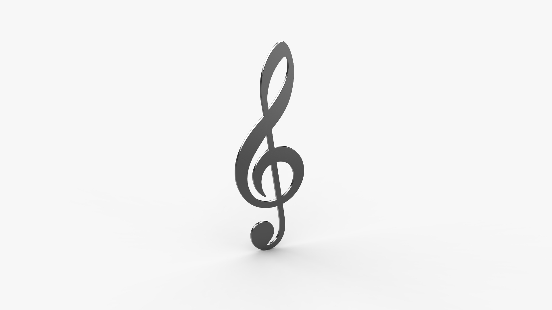 3D Treble Clef Model - TurboSquid 1720921
