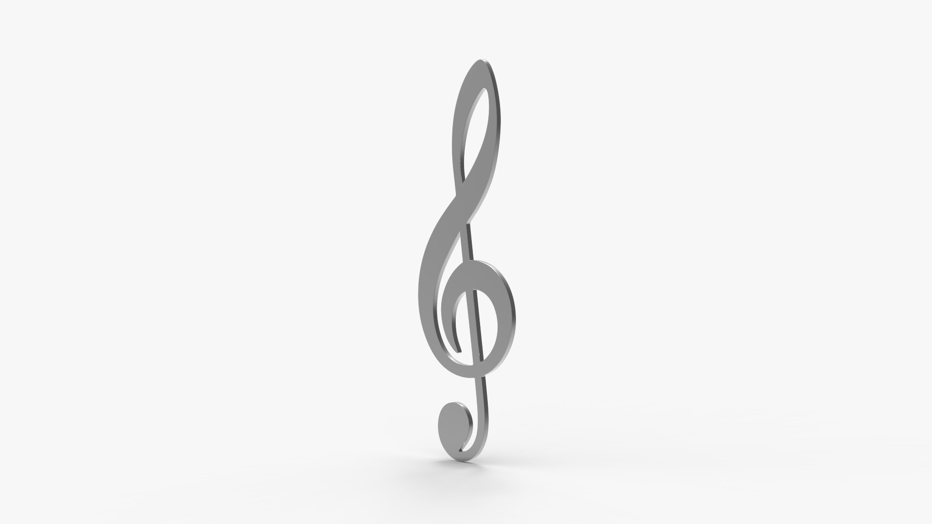 3D Treble Clef Model - TurboSquid 1720921