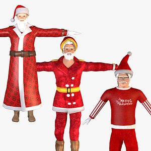 Download 3D Santa Claus Blender Models - TurboSquid