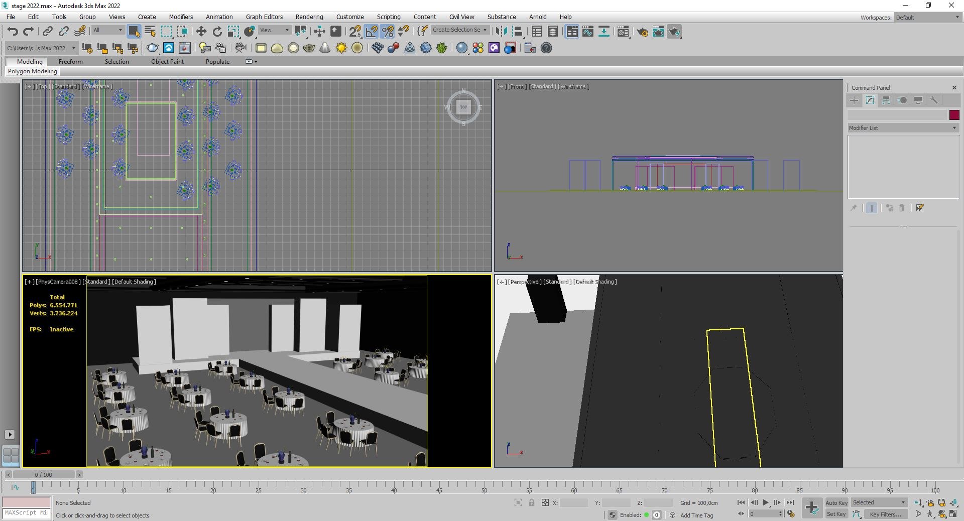 3D stage catwalk - TurboSquid 2005776
