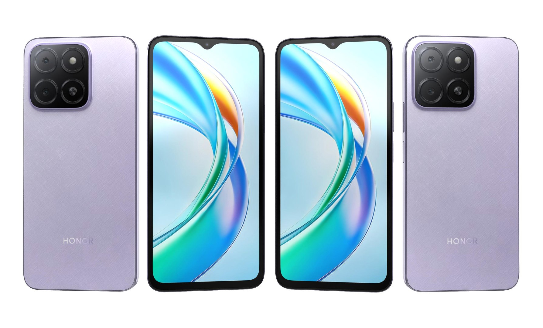 3D Model Honor X5b Plus Starry Purple - TurboSquid 2298292