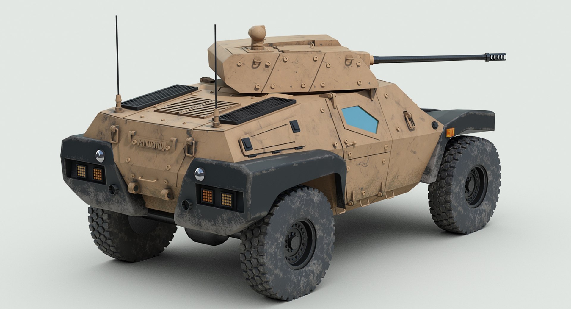 Panhard Crab Scout Car 3d 3ds