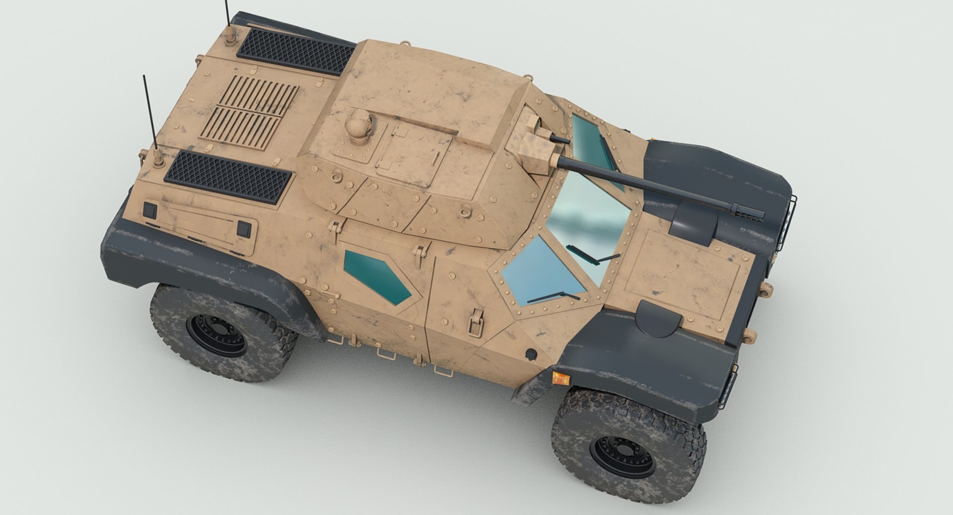 Panhard Crab Scout Car 3d 3ds