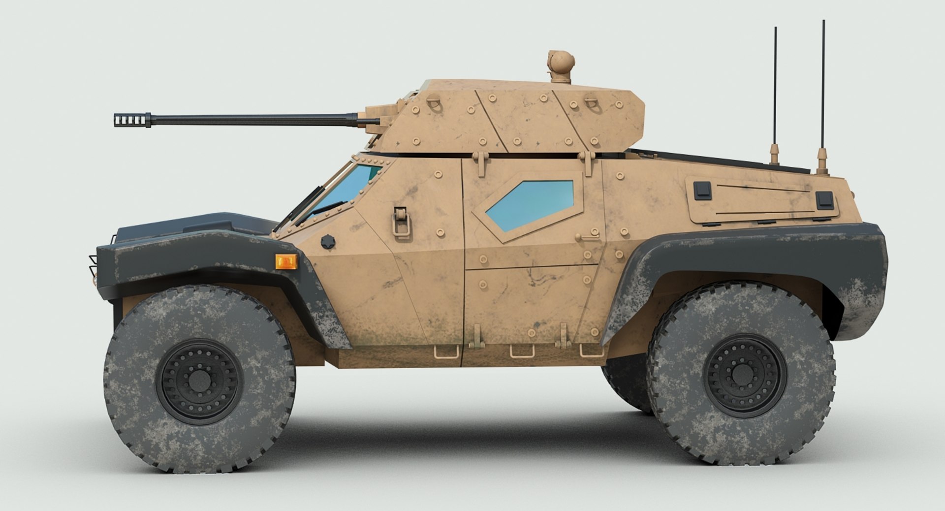 Panhard Crab Scout Car 3d 3ds
