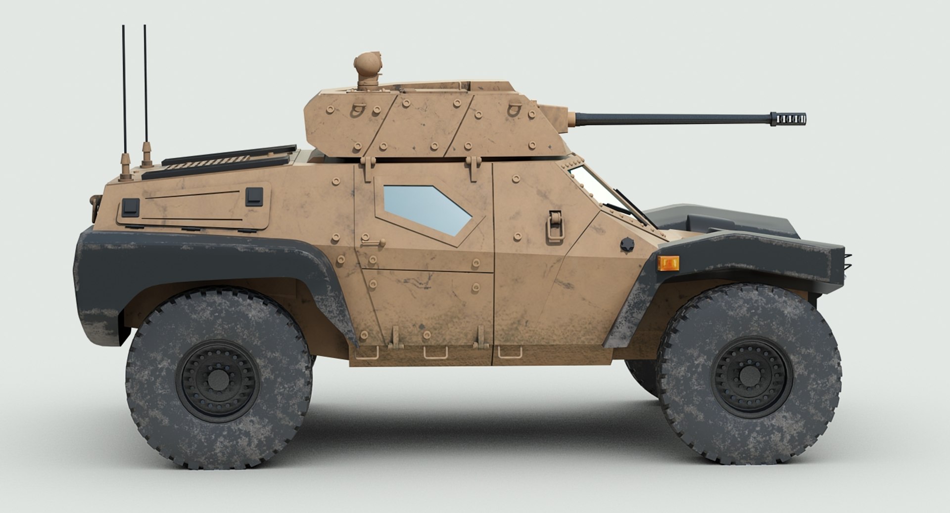 Panhard Crab Scout Car 3d 3ds