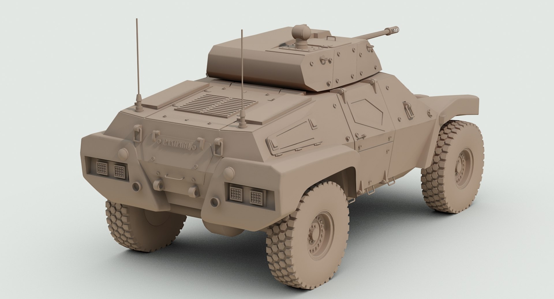 Panhard Crab Scout Car 3d 3ds