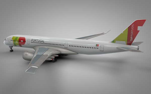 modelo 3d Airbus A350-900 TAP L1112 - TurboSquid 1650639