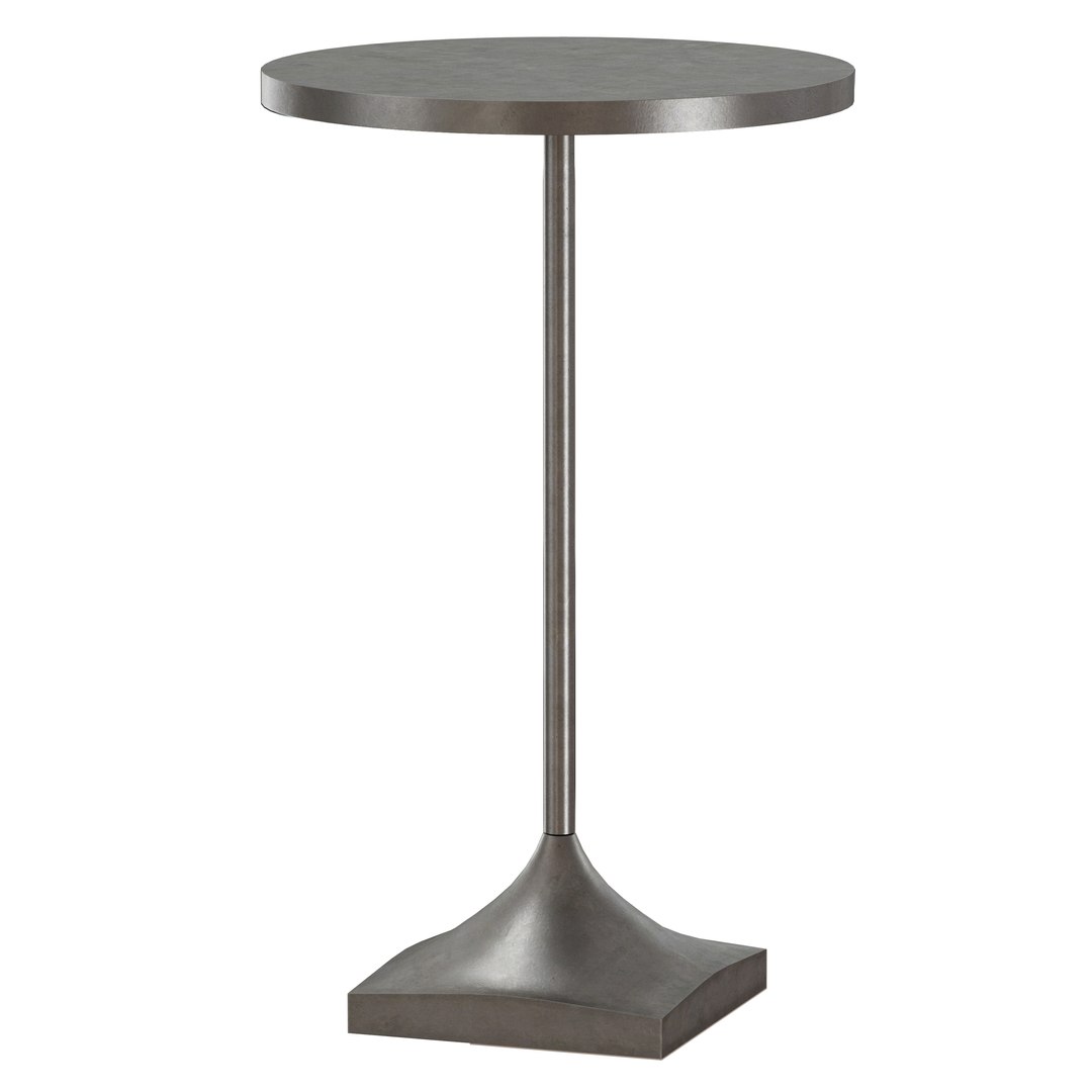 3D Model Small Metal Table Drinks - TurboSquid 1572288