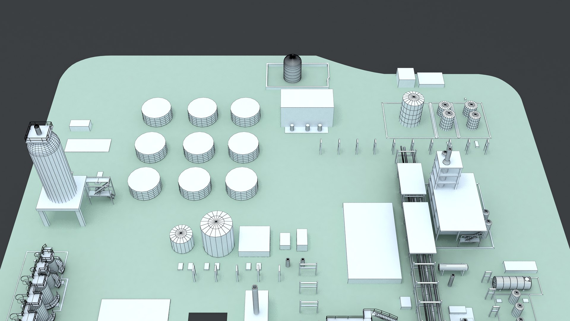 3D Generic Layout Factory Industrial - TurboSquid 1356164
