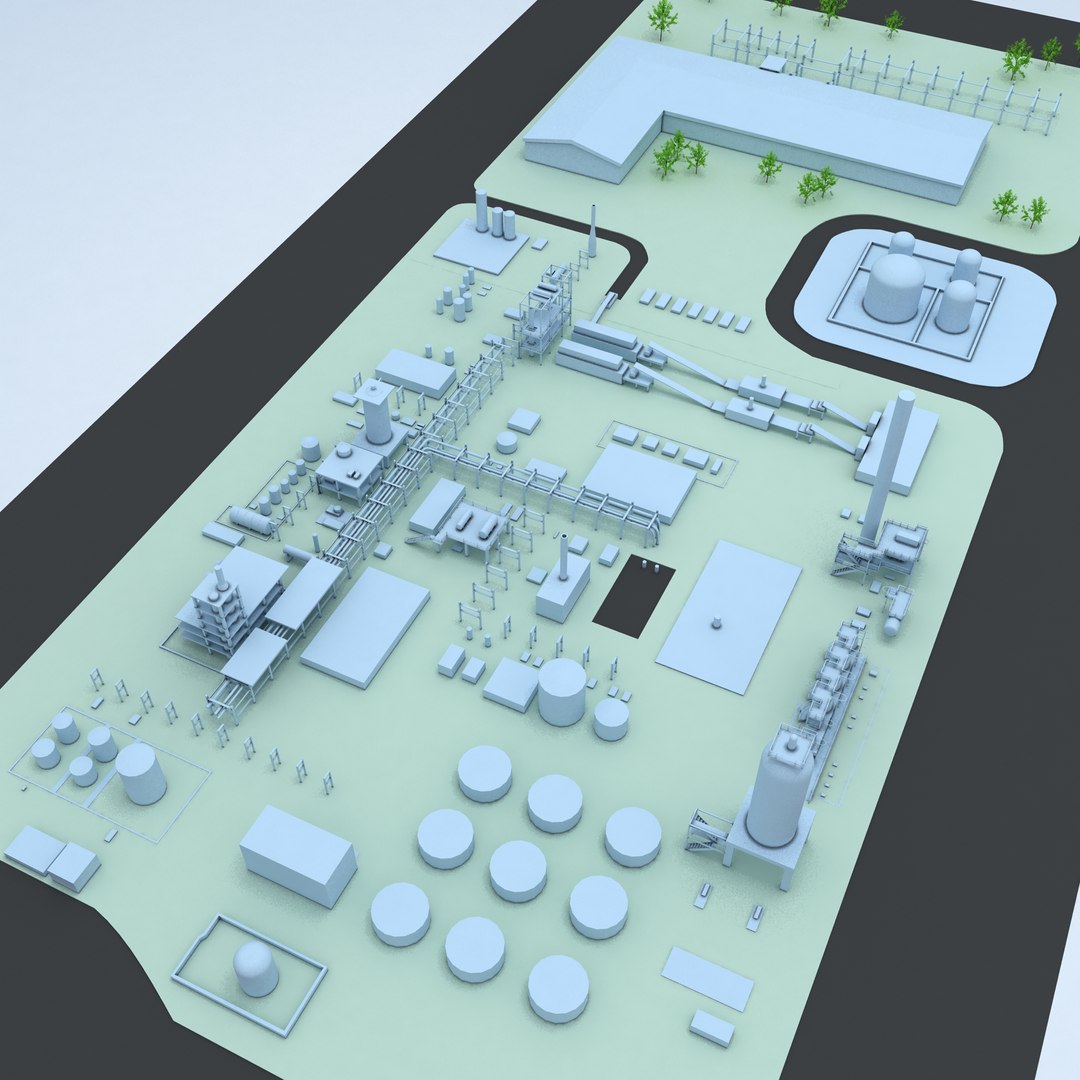 3D Generic Layout Factory Industrial - TurboSquid 1356164