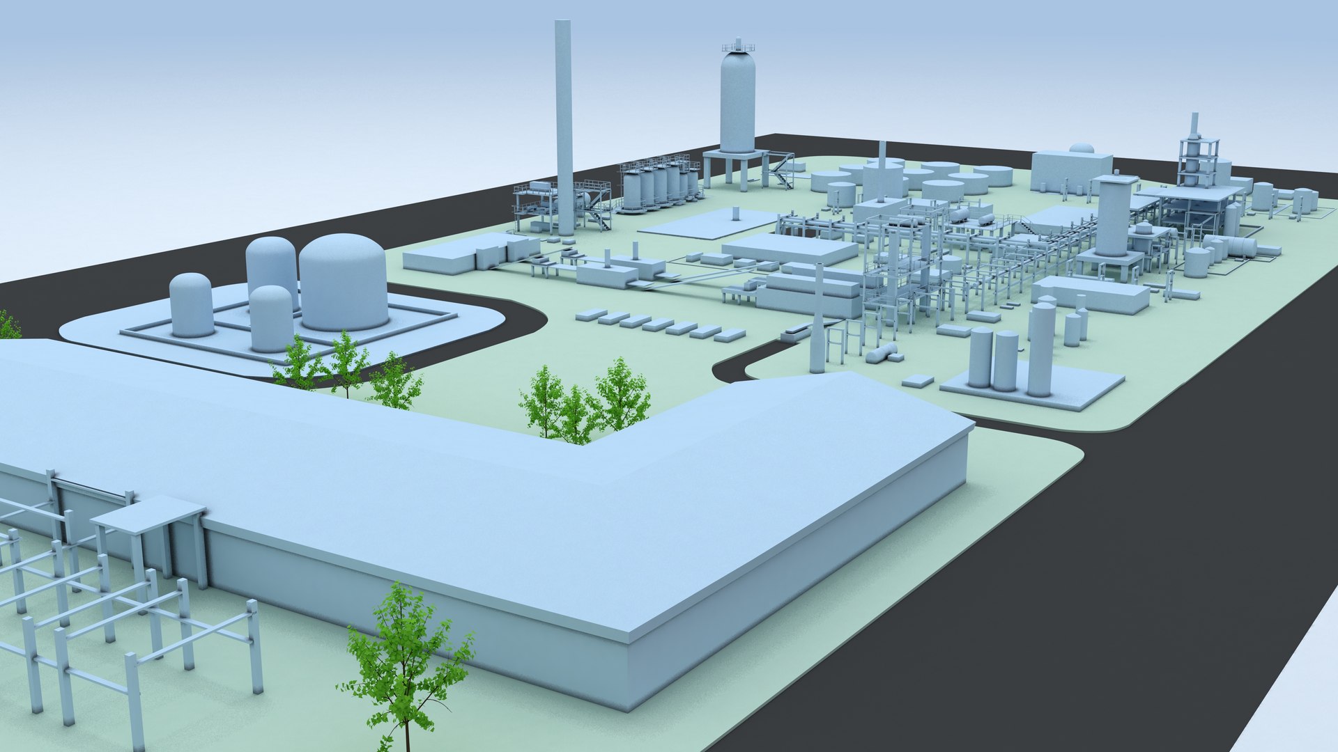 3D Generic Layout Factory Industrial - TurboSquid 1356164