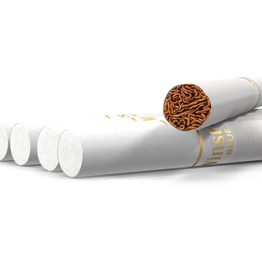 cigarettes winston 3d model