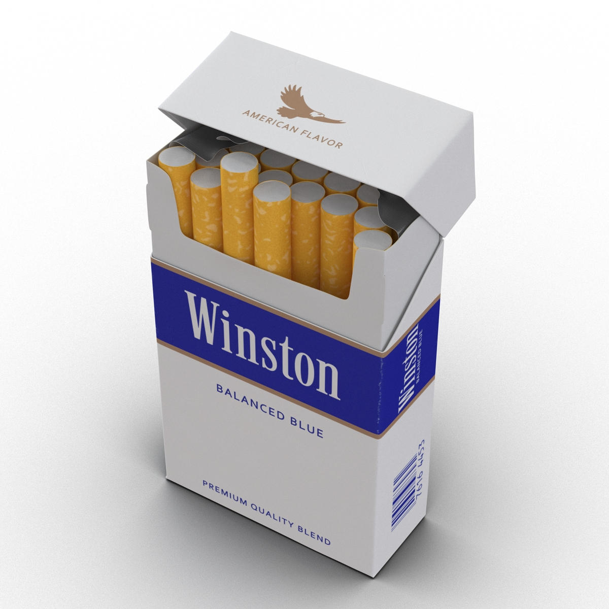 modelo 3d Colección de modelos de cigarrillos Winston 3D - TurboSquid ...